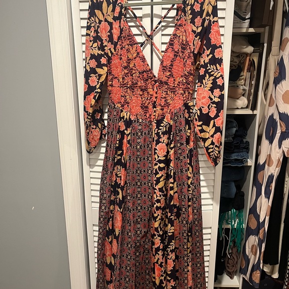Free People | Dresses | Free People Backless Maxi Dress | Poshmark